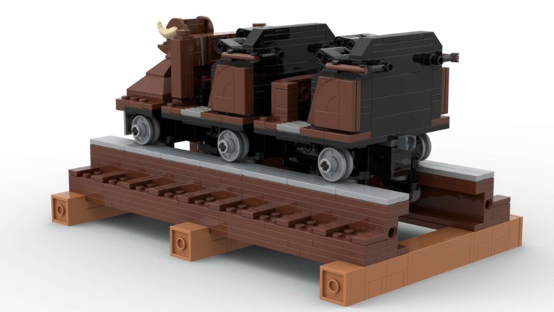 LEGO MOC ROLLERCOASTER - WICKER MAN - ALTONS TOWER by Coasters.bricks ...