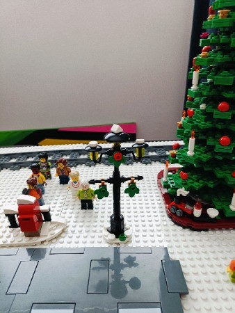 LEGO MOC-164234 Lego Christmas Street Lamp MOC - Winter Village Advent ...