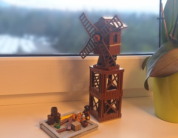 LEGO MOC Stronghold Mill & Warehouse by Legocionado | Rebrickable ...