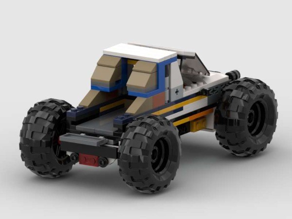 LEGO MOC 60387 Offroad Pickup by dLegooo | Rebrickable - Build with LEGO