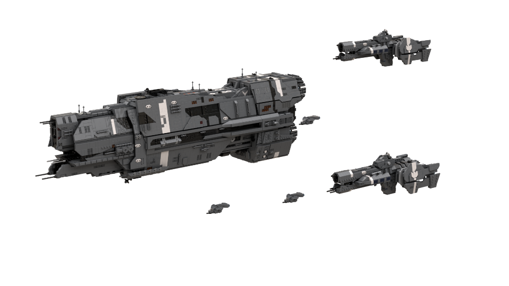 LEGO MOC-213777 Valiant-class super-heavy Cruiser - UNSC Terminus by ...