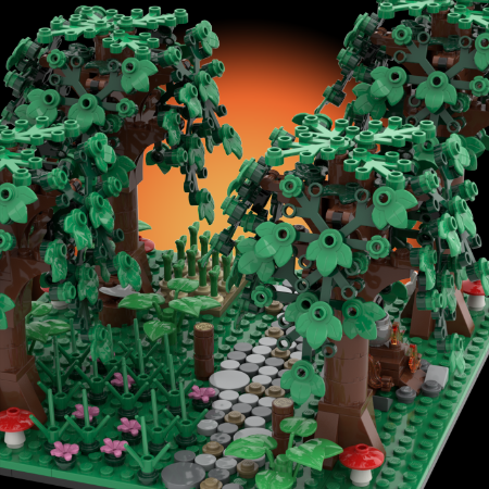 LEGO MOC Medieval forest V2 by LucSoleBricks | Rebrickable - Build with ...