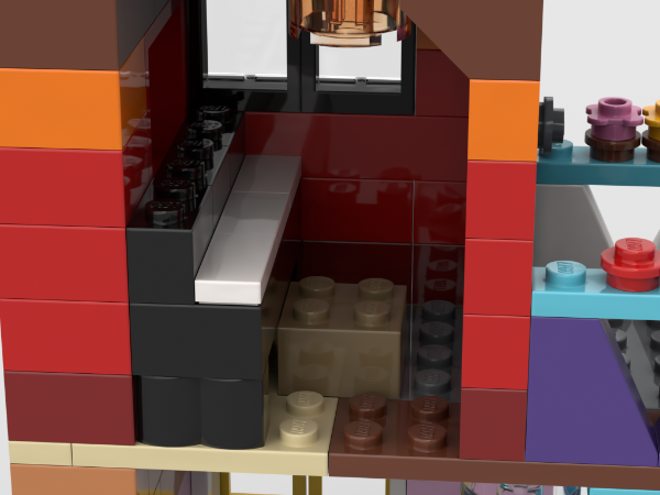 LEGO MOC-163757 10698 - House with balcony and terrace by ChiLegGodt ...