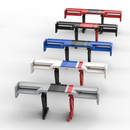 LEGO MOC-142785 MOC - Dodge Viper ACR Extreme Rear Wing (Center Band ...