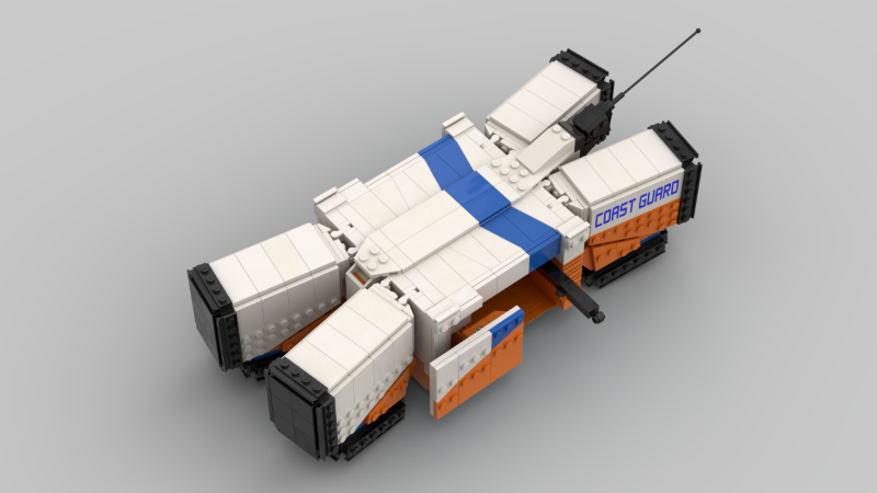 LEGO MOC Coast Guard Rescue Vehicle by Futurism_Lego | Rebrickable ...