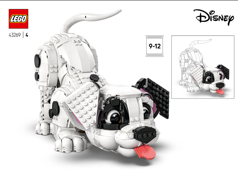 Review: 43269-1 - 101 Dalmatians Puppy | Rebrickable - Build with LEGO