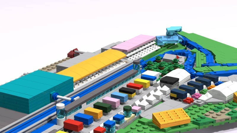 LEGO MOC-185816 Nurburgring Trackmap & Paddock by world_of_bricks ...