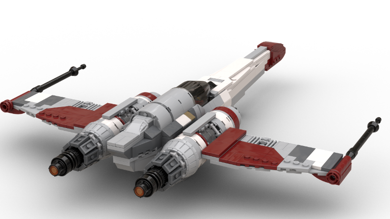LEGO MOC-166524 Bode Akuna's Z-95 Headhunter from Survivor game by ...