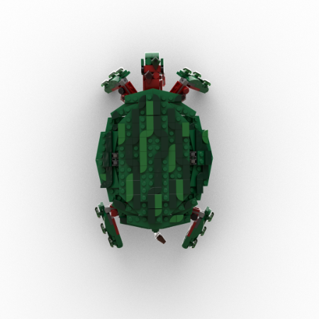 LEGO MOC watermelon tortoise by MESsemble | Rebrickable - Build with LEGO