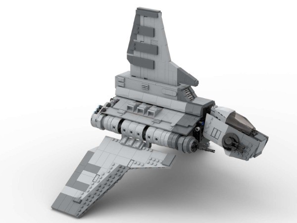 LEGO MOC RHO-class transport shuttle by LeslieLee | Rebrickable - Build ...