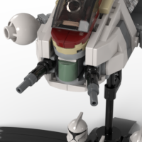 LEGO MOC-124405 Micro Size LAAT/i Republic Gunship : Episode II by ...