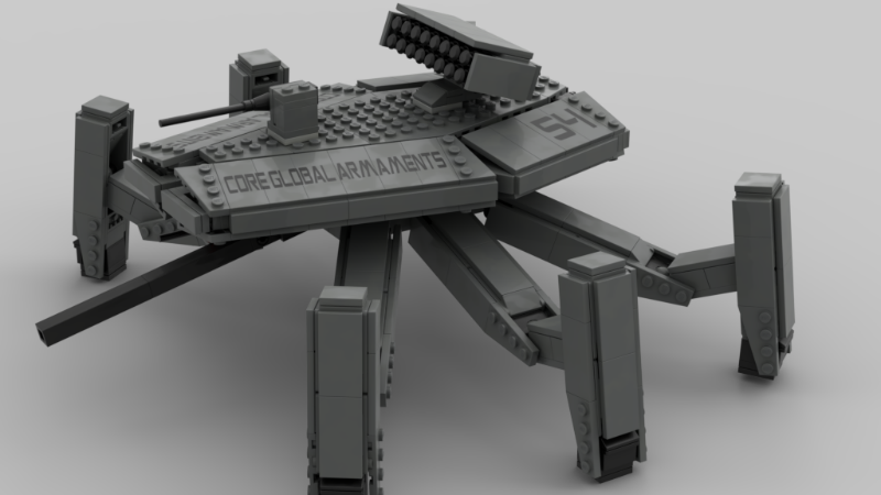 LEGO MOC Futuristic Spider Tank by Futurism_Lego | Rebrickable - Build ...