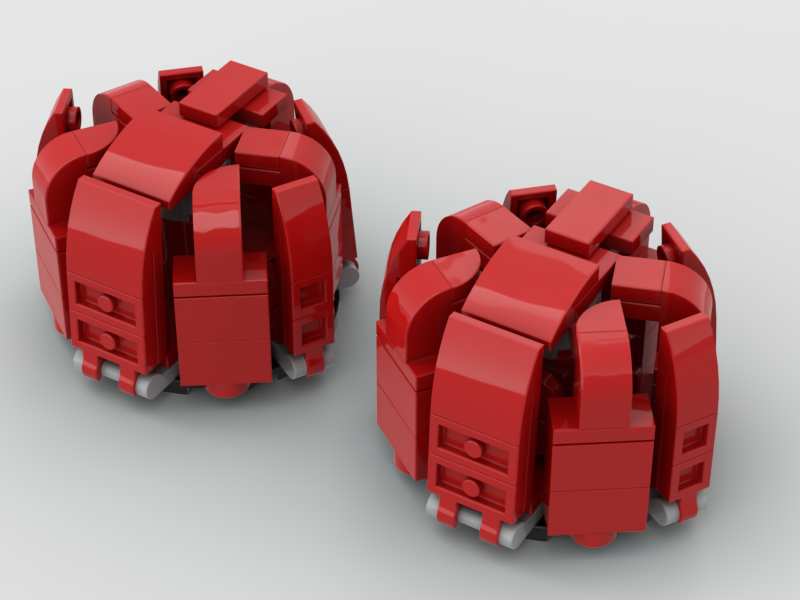 LEGO MOC Lego Legion Imperialis-Legiones Astartes Drop Pods by GargonLe ...