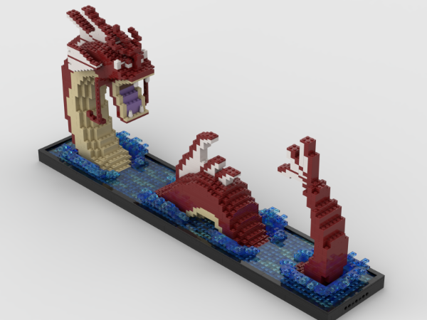 LEGO MOC Pokemon Gyarados Sculpture by stefception | Rebrickable ...