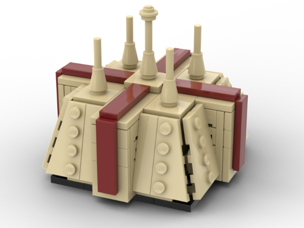 LEGO MOC Micro Jedi Temple by MrMarg | Rebrickable - Build with LEGO