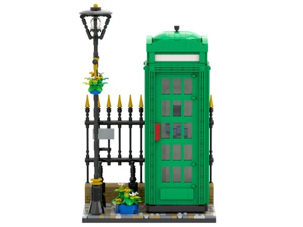 LEGO MOC London Solar Box Phone Booth as 21347 by cheesebricks ...