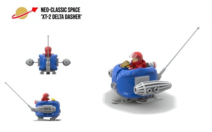LEGO MOC XT-2 Delta Dasher by slackerbricks | Rebrickable - Build with LEGO