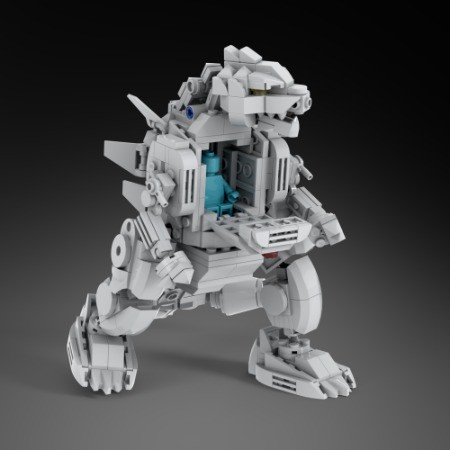 LEGO MOC-166137 MECHA GODZILLA by choi_dambaek | Rebrickable - Build ...