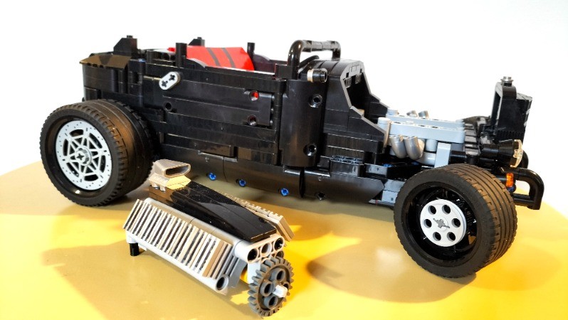 LEGO MOC HotRod by zed313 | Rebrickable - Build with LEGO
