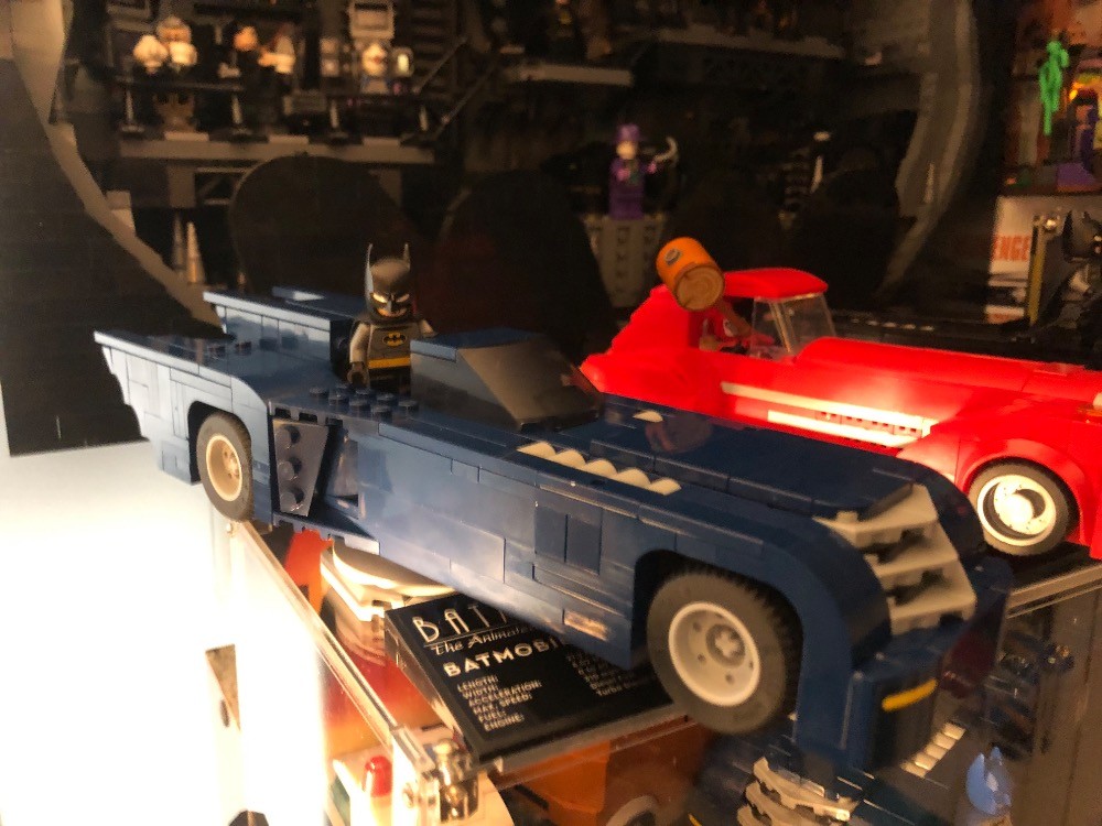LEGO MOC-200734 76274 BTAS batmobile sliding canopy mod by batmobuilder ...