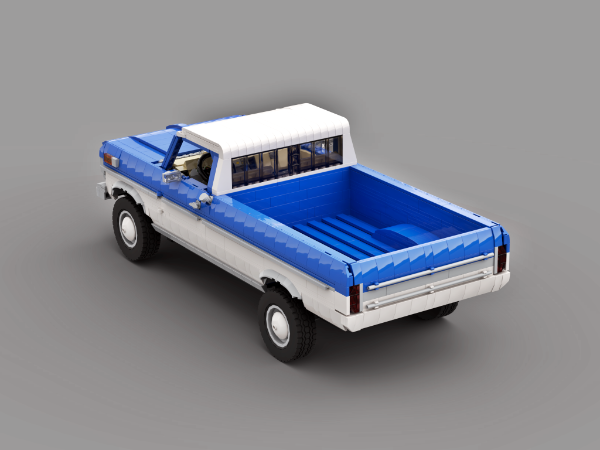 LEGO MOC Ford F100 1972 - blue version by syzygy87 | Rebrickable ...