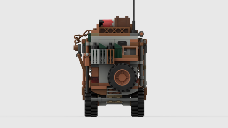 LEGO MOC Doomsday style ——merchant cart that flows inside the camp by ...