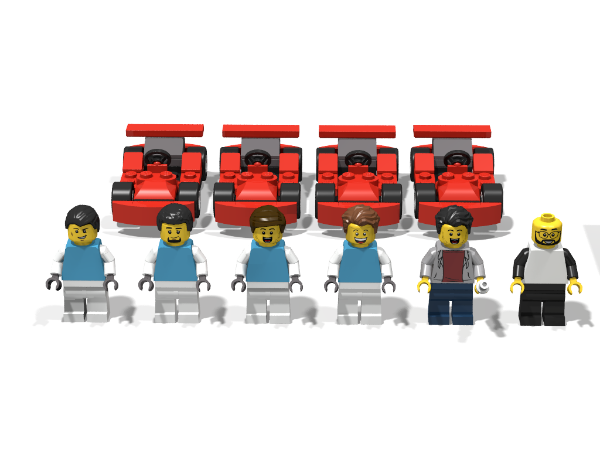 LEGO MOC Go kart track by ilikelegodude | Rebrickable - Build with LEGO