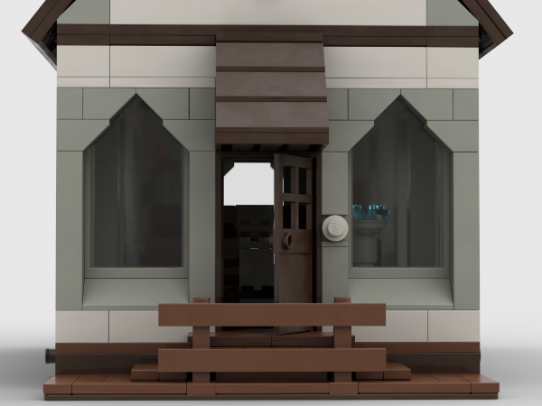 Lego Moc Wild West Church By Gryffindorcommonroom Rebrickable Build With Lego