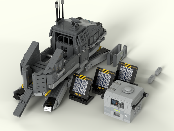 LEGO MOC Futuristic Armoured Generator Transport Vehicle by ...