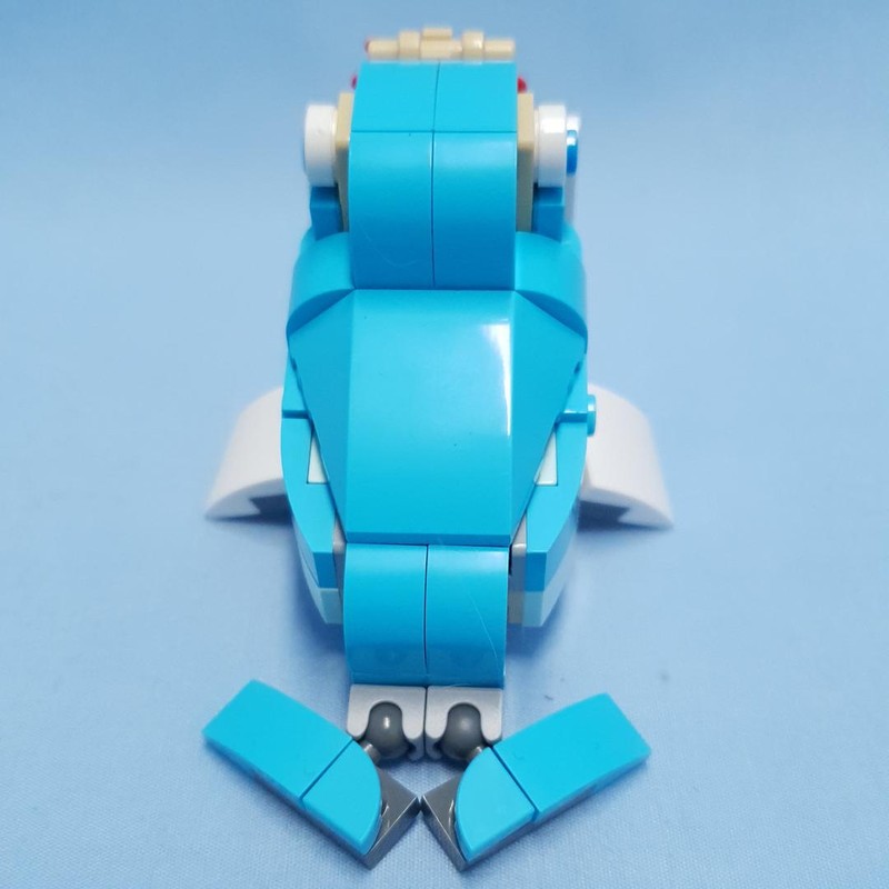 Mini MOC Madness - 31128-1 - Dolphin and Turtle | Rebrickable - Build ...