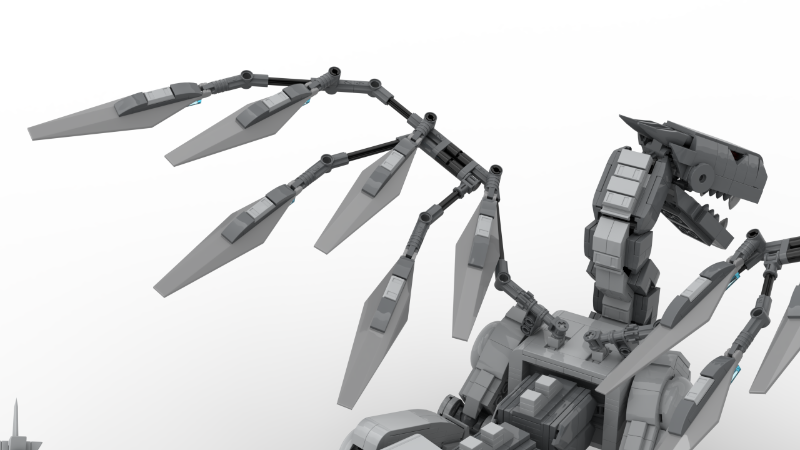 LEGO MOC Mecha Dragon by brickfolk | Rebrickable - Build with LEGO