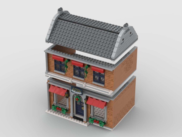 LEGO MOC Holiday Main Street Modular Style by BigBadWolf | Rebrickable ...