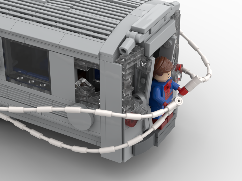 LEGO MOC Spider-Man 2 Train Battle: Battle Damage Parts (ft. CTA 2200 ...