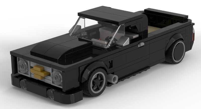 LEGO MOC Modified 1967 Chevy C10 by themystoman | Rebrickable - Build ...