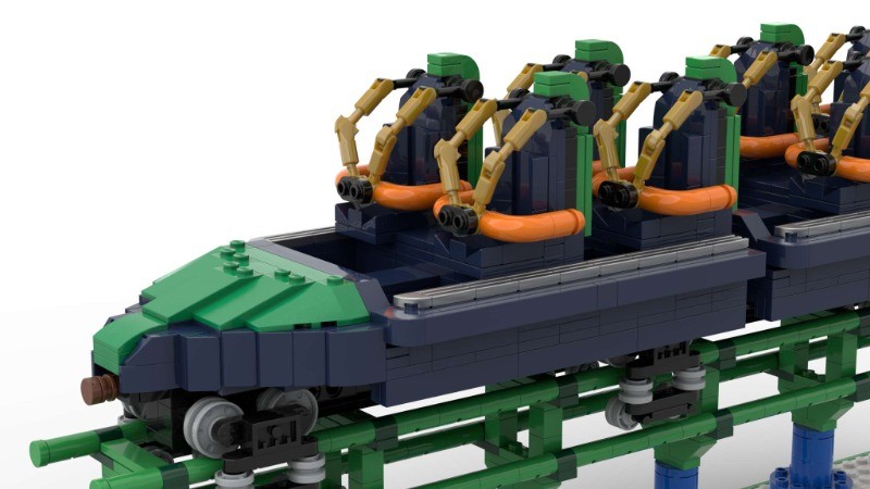LEGO MOC ROLLERCOASTER - KINGDA KA - SIX FLAGS GREAT ADVENTURE by ...