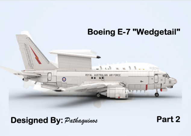 LEGO MOC Boeing E-7 Wedgetail by Pathaquinous | Rebrickable - Build ...