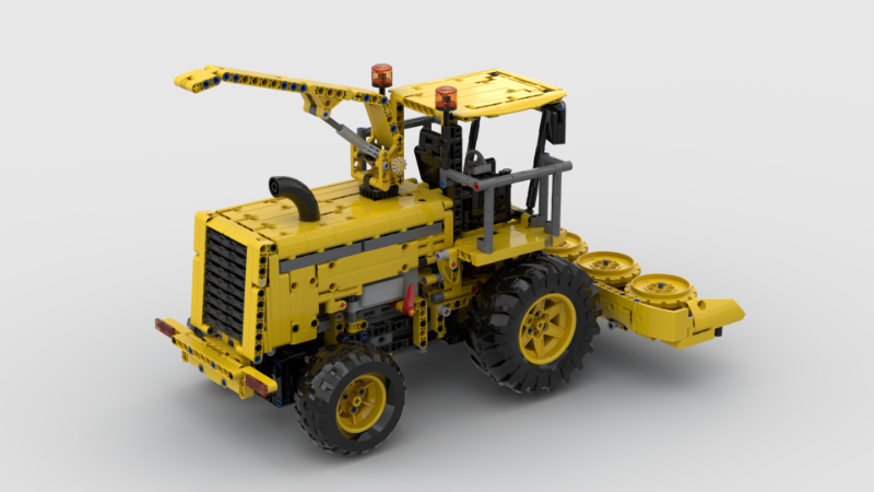 LEGO MOC Forage Harvester by ErikK | Rebrickable - Build with LEGO