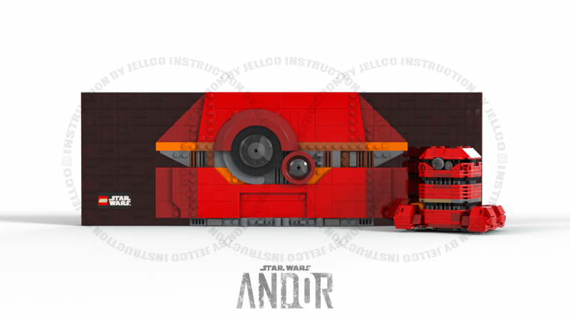 LEGO MOC Micro Size B2EMO Droid Simple Stand Version by jellco ...