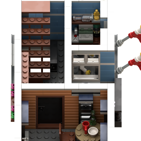 LEGO MOC Detectives Office - 10246 Floor Extension by Curraheetom ...