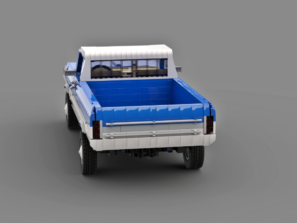LEGO MOC Ford F100 1972 - blue version by syzygy87 | Rebrickable ...