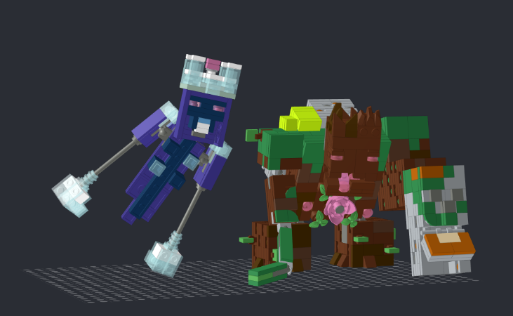 LEGO MOC Minecraft Dungeons Wretched Wraith by FyreDragon | Rebrickable ...