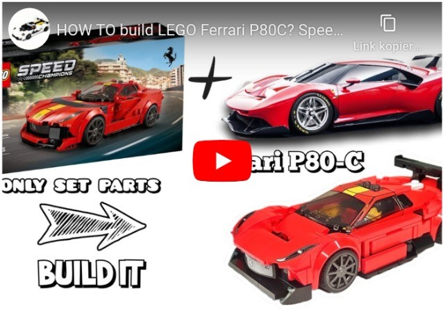 LEGO MOC 76914 Ferrari P80 C by Lovestone | Rebrickable - Build with LEGO