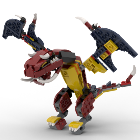 LEGO MOC Fire Dragon Alternate Build by Roger_Baher | Rebrickable ...