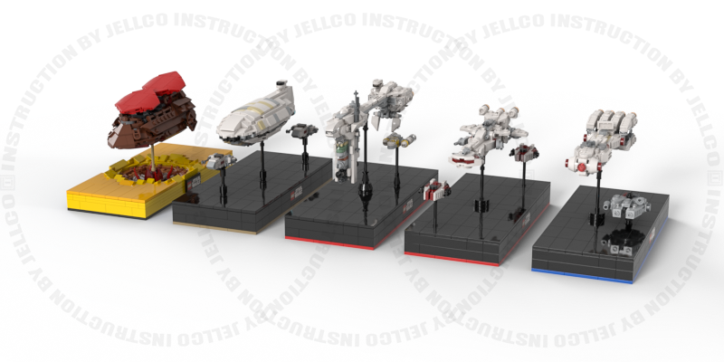 LEGO MOC Micro CR-90 Collerian Corvette Tantive IV Desktop Version by ...