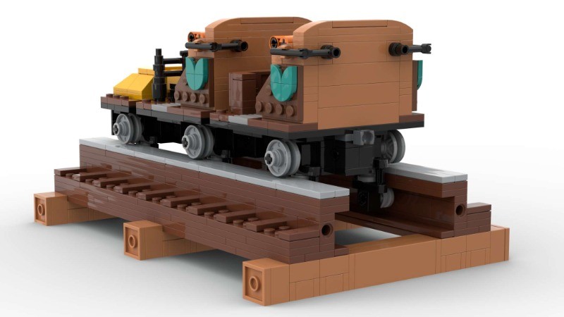 LEGO MOC ROLLERCOASTER - TROY - TOVERLAND by Coasters.bricks.worldwide ...