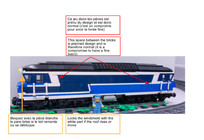 LEGO MOC SNCF CC 72000 (original Livery) Diesel train by Antoine Gilles ...