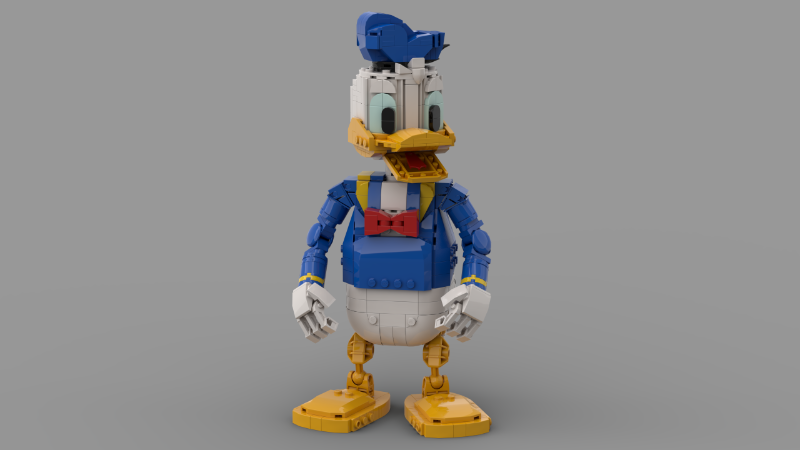LEGO MOC Donald Duck by Metz | Rebrickable - Build with LEGO
