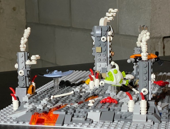 LEGO MOC Hydrothermal Vents by OrchardBuilds | Rebrickable - Build with ...