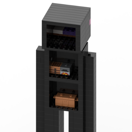 LEGO MOC The Enderman House by LegacyLego | Rebrickable - Build with LEGO