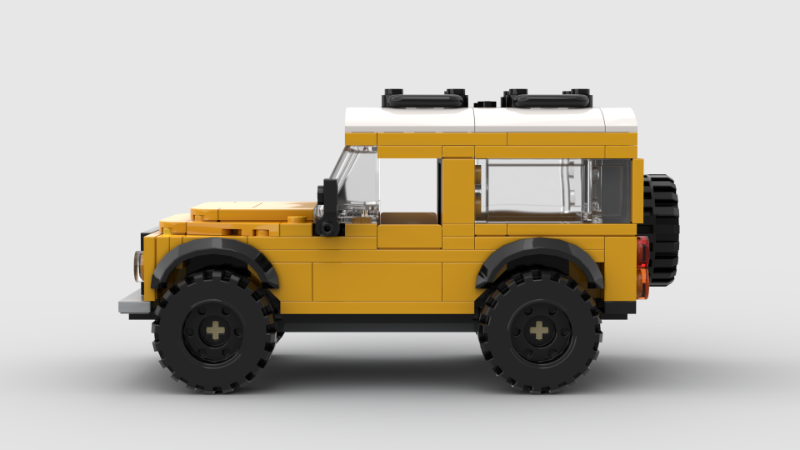 LEGO MOC Classic Defender 8 wide by rr67 | Rebrickable - Build with LEGO
